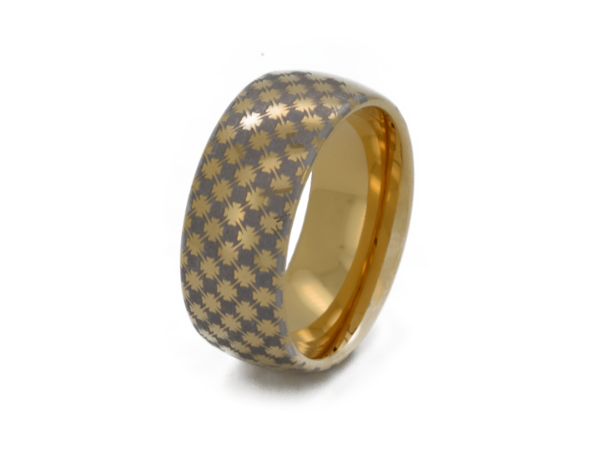 Astral Glow | Gold Tungsten Ring
