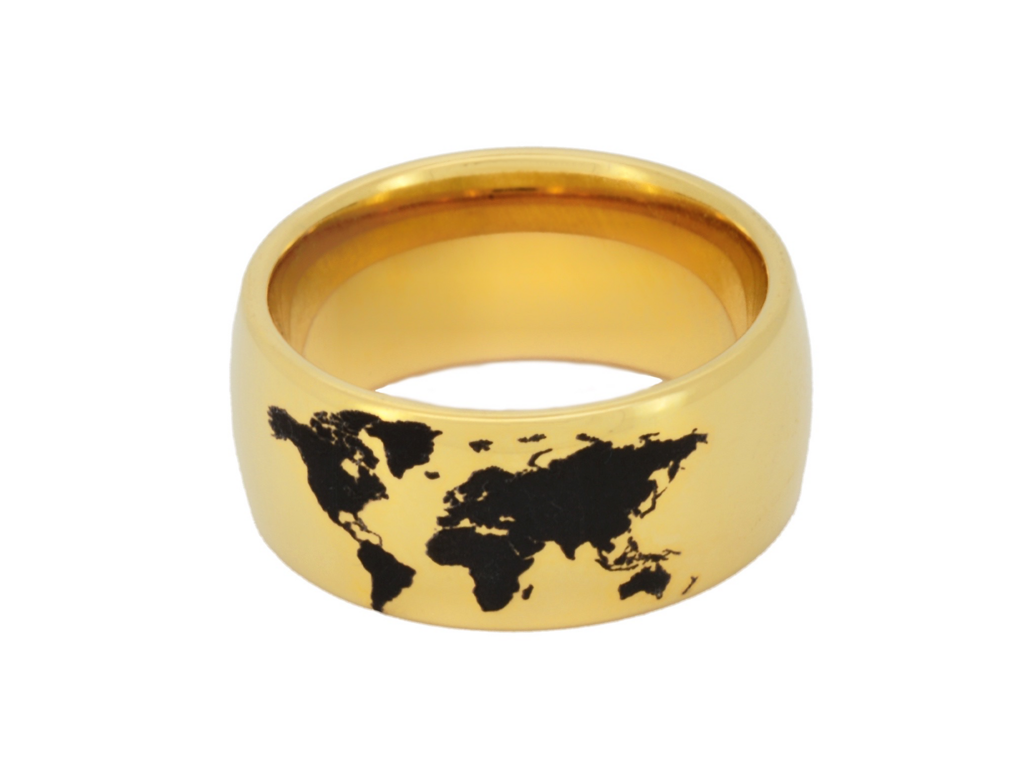 Golden Globe | Gold Tungsten Ring